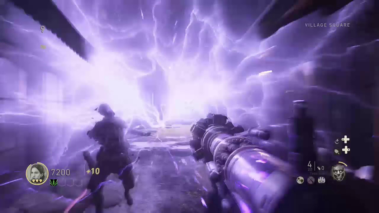 The Brenner boss zombie in round 9 😱 in cod wwII - YouTube