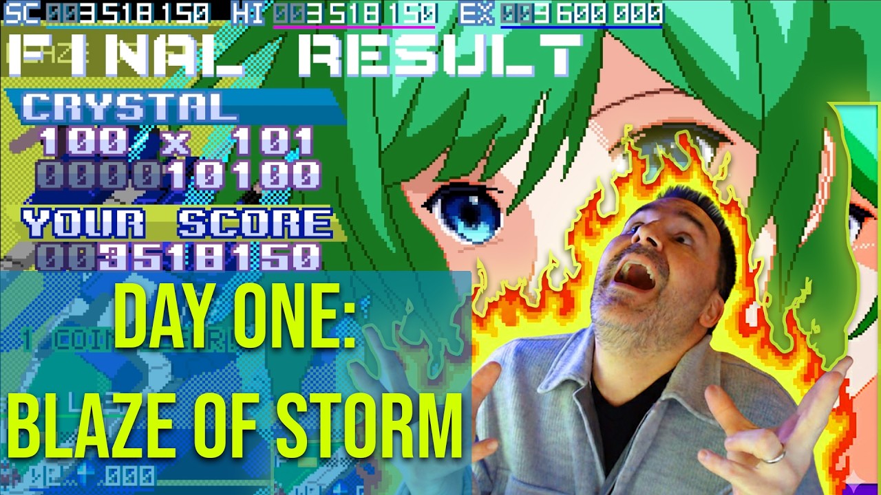 Day One: Blaze of Storm - 1CC and some thoughts - YouTube