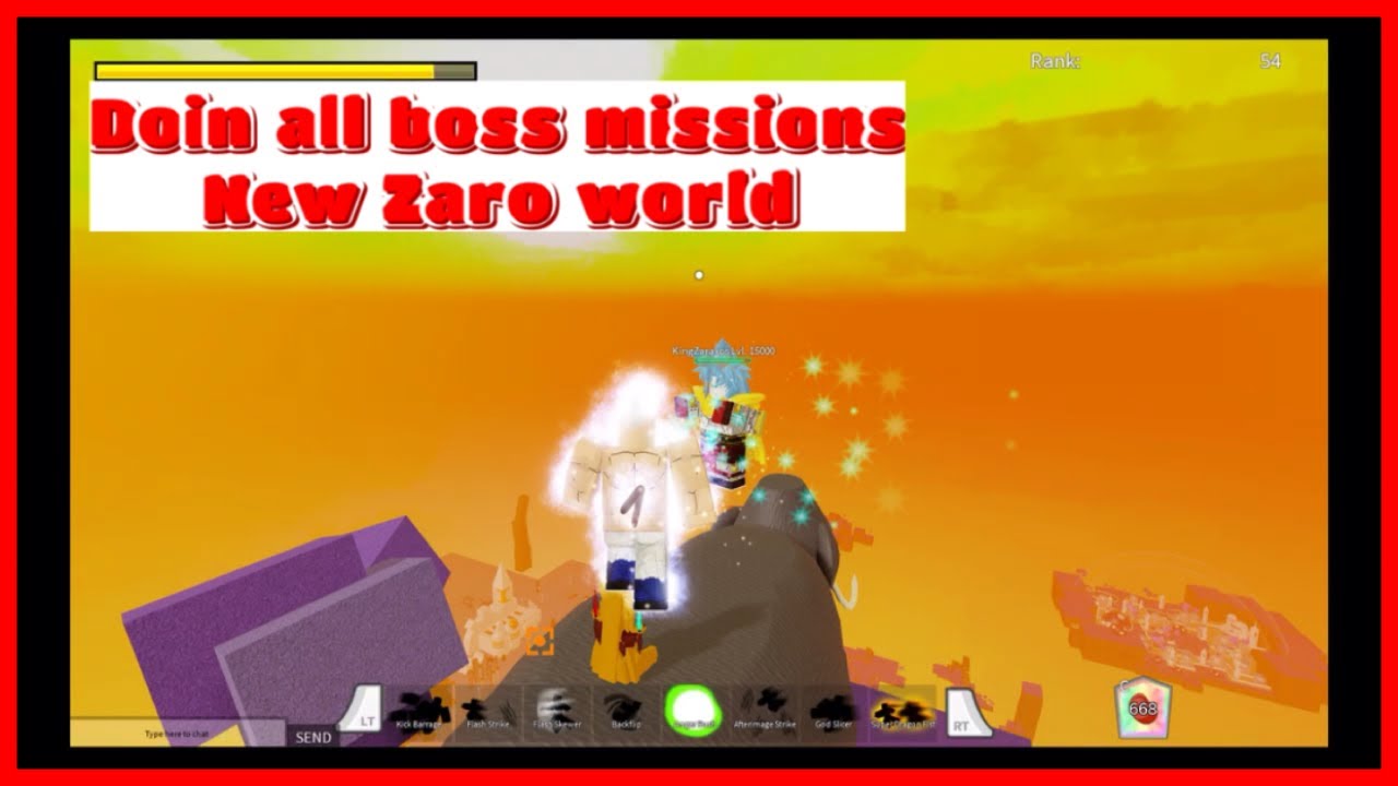 Defeating all bosses on Zaro world Ep 10 DBZFS(ROBLOX) - YouTube