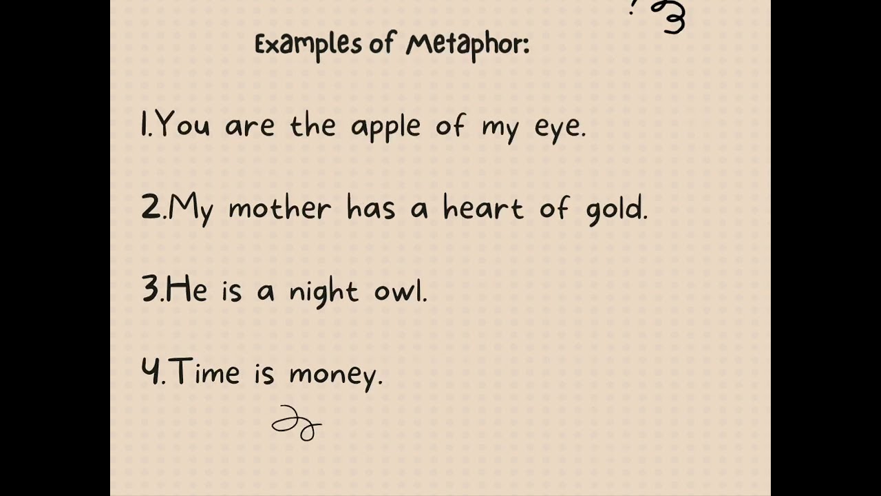 Figures of Speech (Simile, Metaphor and Personification) - YouTube