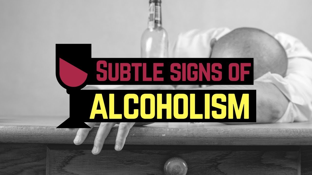 Subtle signs of alcoholism - YouTube