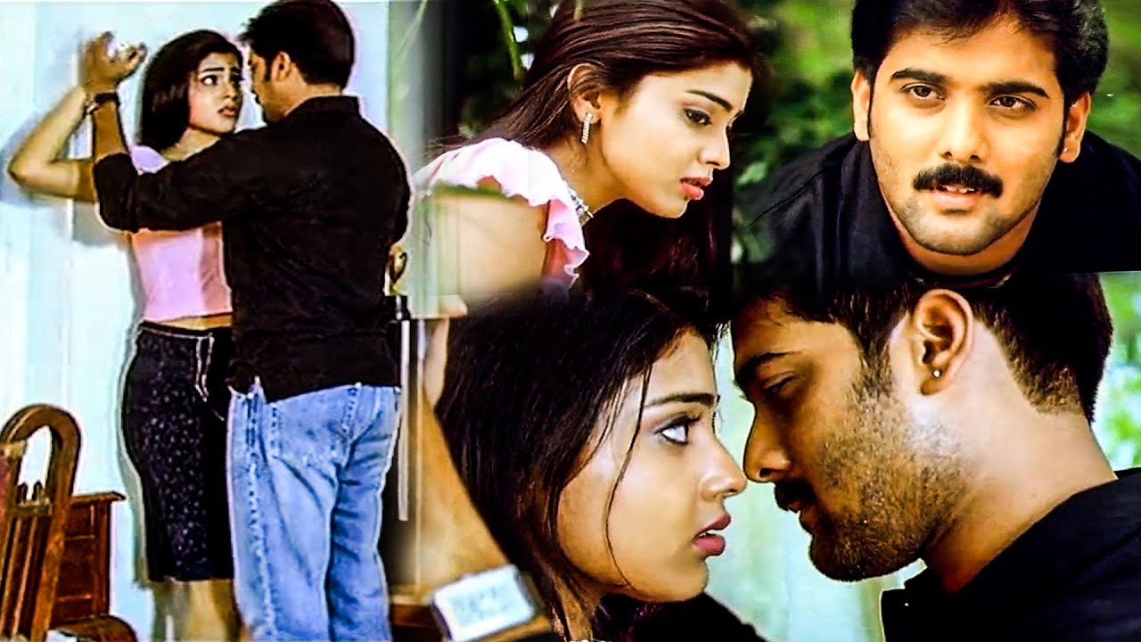 Tarun And Shriya Saran Romantic Love Scene | Prakash Raj | Sunil ...