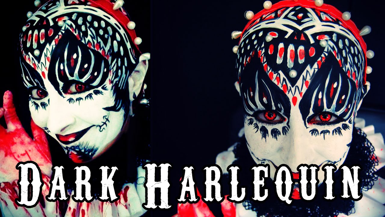 THE DARK HARLEQUIN TUTORIAL [Monster & Princess FX] - YouTube