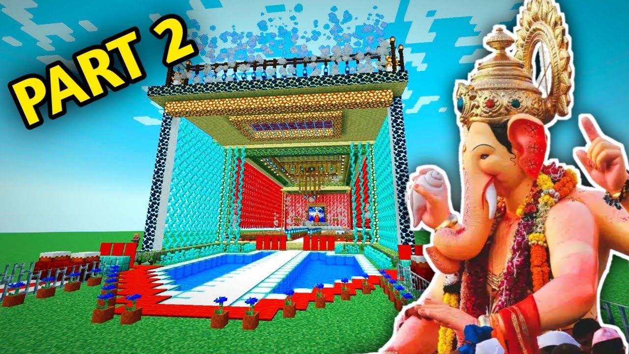 GANPATI BAPPA IN MINECRAFT | PART 2 | #2 | #ganeshchaturthi #minecraft ...