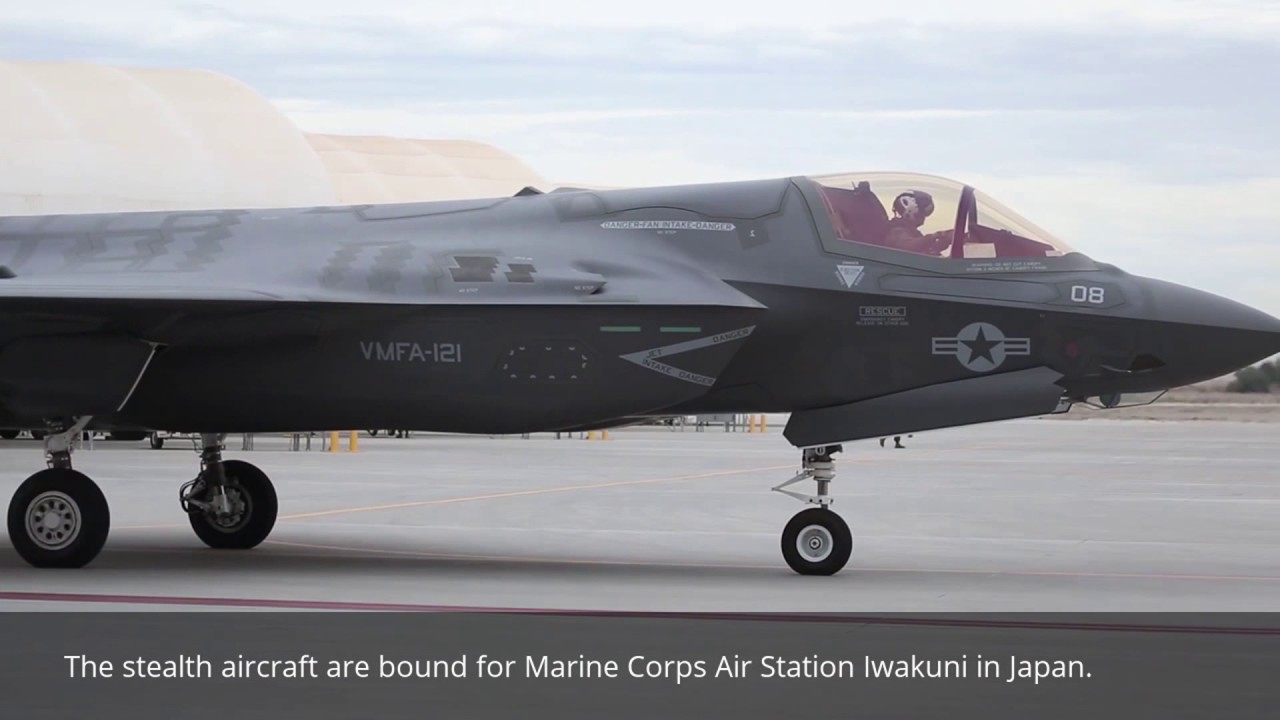 Squadron of F-35B Lightning II fighters deploys to Japan - YouTube