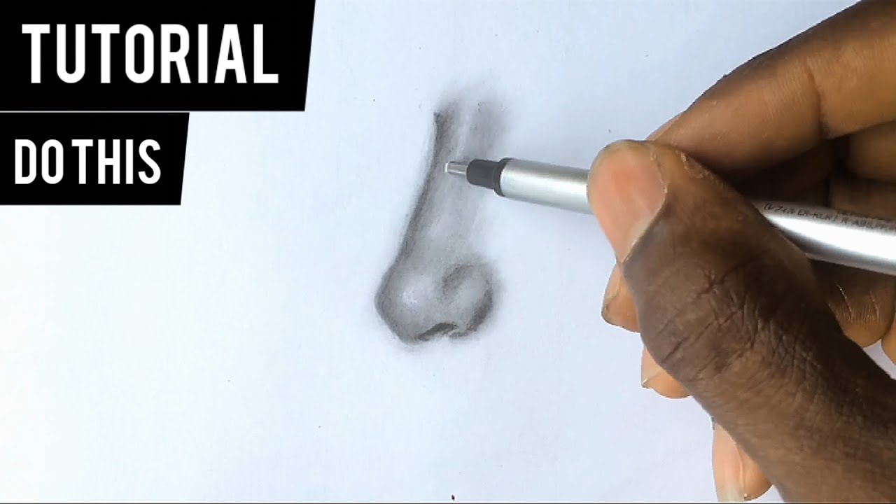 11 Hacks to Make Your Nose Drawing Look Realistic - YouTube