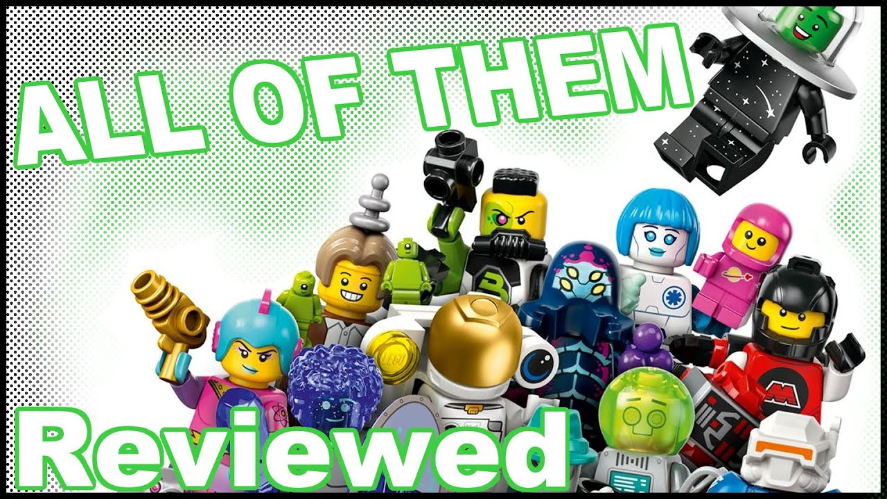 ALL of the new Lego Space Minifigures Reviewed (collectible minifigures ...