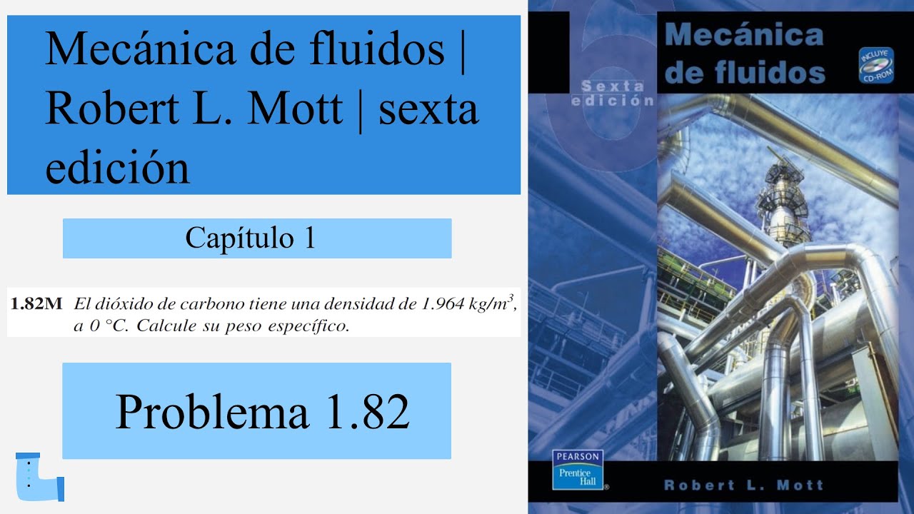 Problema 1.82 | Robert L. Mott | MECÁNICA DE FLUIDOS | sexta edición capítulo 1 - YouTube