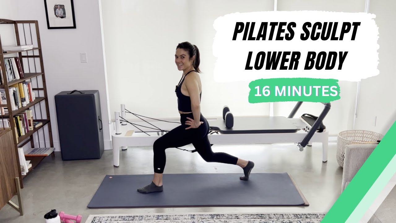 16-Min Pilates Lower Body Workout | Glutes & Thighs Workout | Sculpt ...
