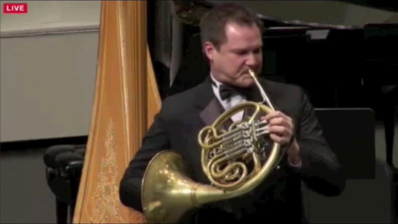 WINGSPAN for Solo Horn and Concert Band - Gary Kuo - Jeff Nelsen - University of Kansas - YouTube