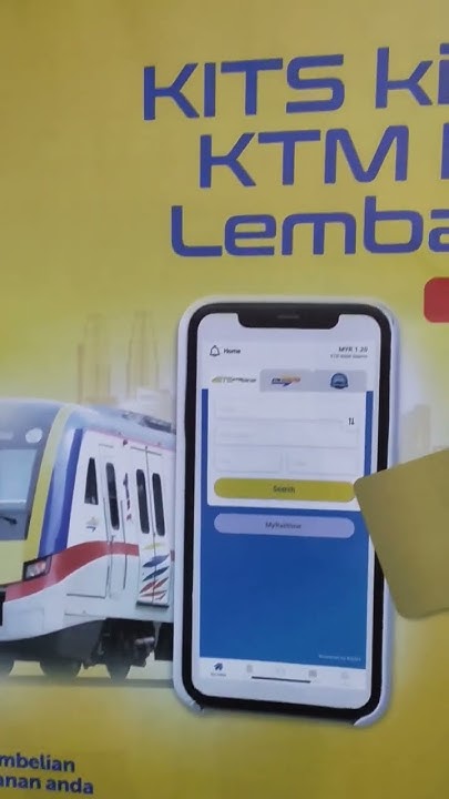 KTMB App KITS Untuk Kemudahan Naik Komuter Train Pelabuhan Klang KL Sentral - YouTube