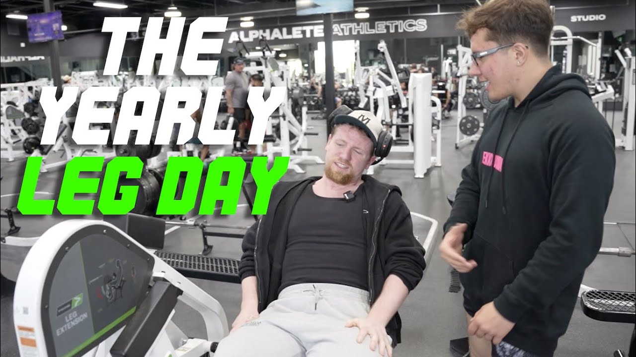 The first leg day of the year - YouTube