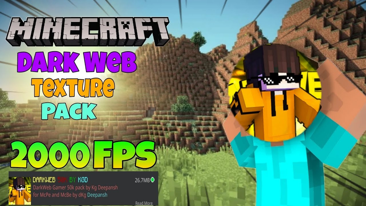 Dark Web Gamer Texture Pack 2000+ FPS Pro Gamer - YouTube