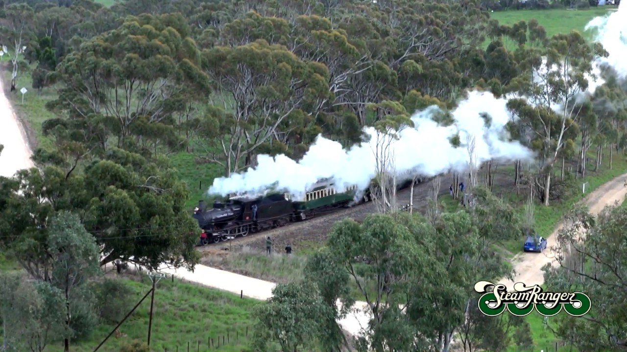 Rx207 hauls SteamRanger's Southern Encounter First Class Trip - YouTube