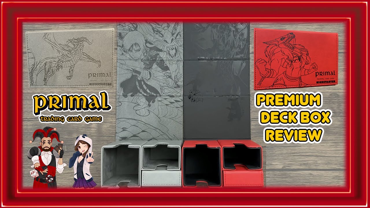 Primal Trading Card Game Premium Deck Boxes Unboxing & Review! Micromon vs. Draginked Factions ...