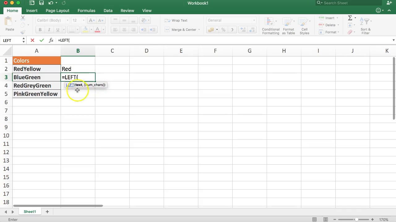 How To Use Left Function In Excel 2018 YouTube how-to-use-left-function-in-excel-2018-youtube