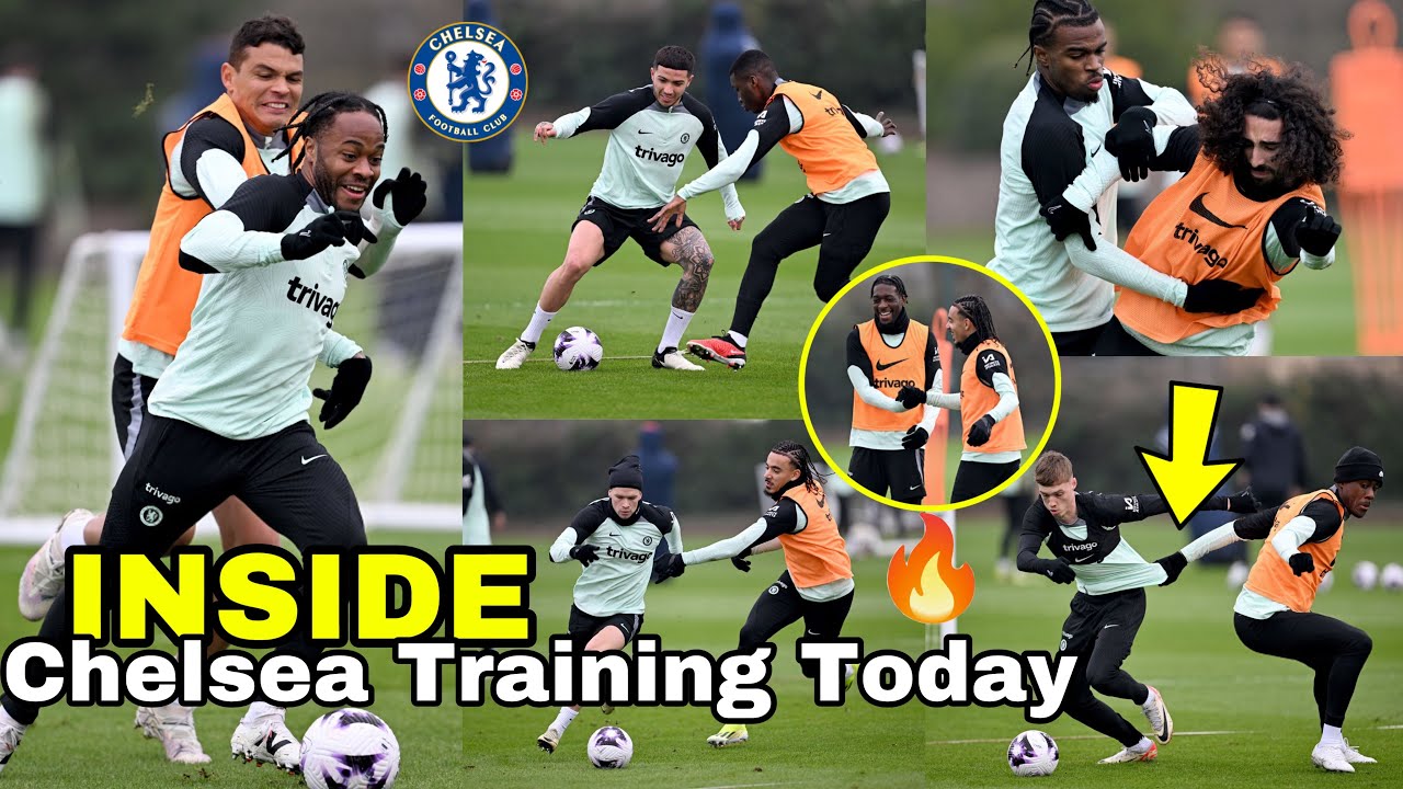 Inside Chelsea Training Today🔥Ben Chilwell,Gallagher &Colwill OUT😫Silva ...