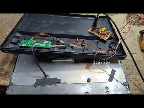 LED monitor black screen repair