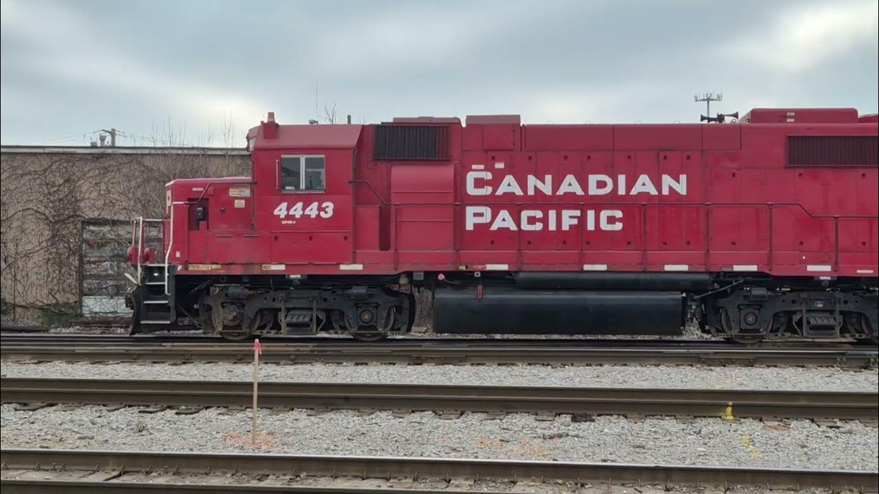 CP geeps in action at Bensenville Yard- ex-SOO, ex-E&N, ECO - YouTube