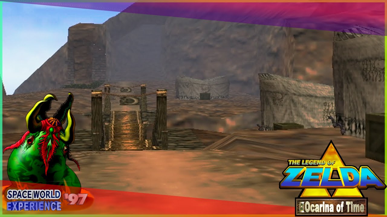 Ocarina of Time - Spaceworld '97 BETA Experience - Gerudo Valley - YouTube