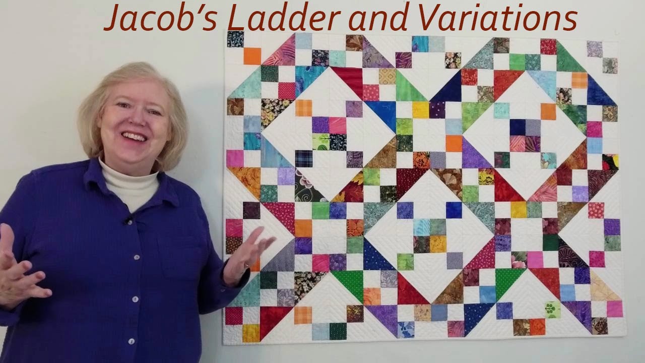 Jacobs Ladder Quilt and Variations. A tutorial made with scraps or ...