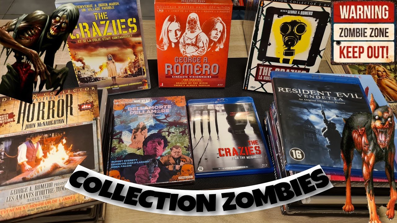 COLLECTION FILMS DE ZOMBIES...beaucoup de nouveautés - YouTube