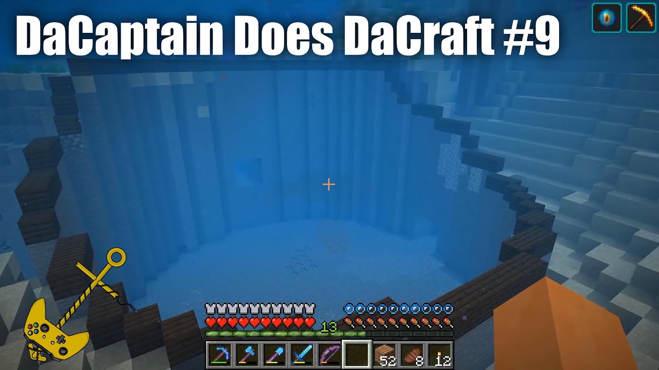DaCaptain Does DaCraft #9: BEHOLD THE BASE...floor. - YouTube