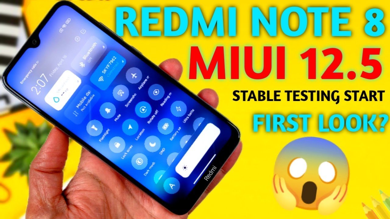 REDMI NOTE 8 MIUI 12.5.1 STABLE UPDATE | Redmi Note 8 MIUI 12.5 ...