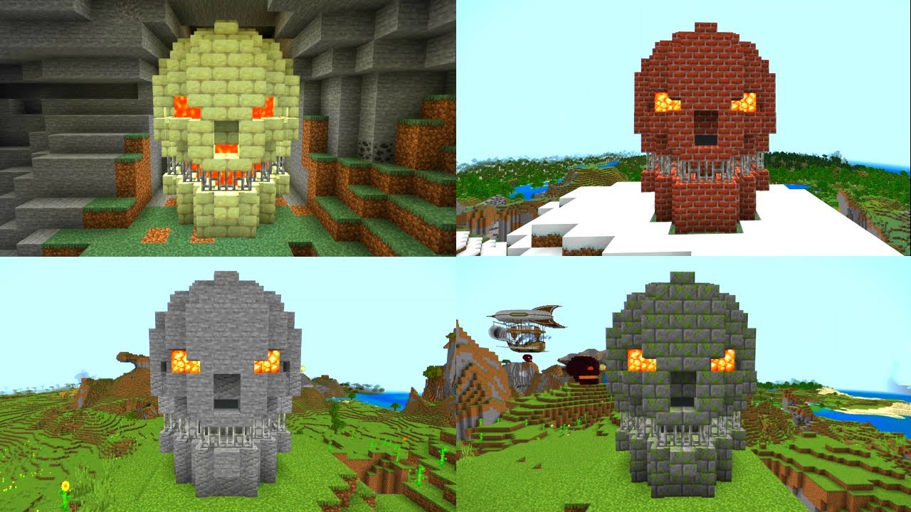 Minecraft Skelet Gezicht