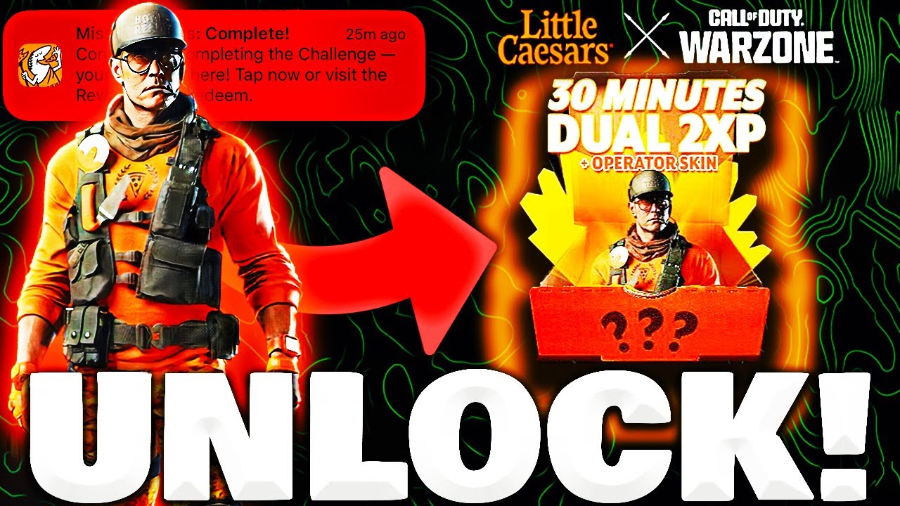 How To Unlock FREE Little Caesars Operator Bundle Rewards for Warzone ...