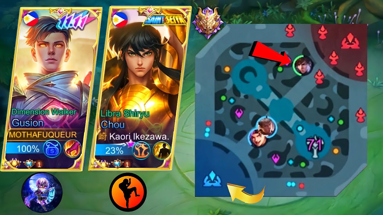 EPIC COMEBACK?? INTENSE MATCH IN MYTHICAL GLORY USING GUSION 11.11 SKIN WITH iNSECTiON! - YouTube