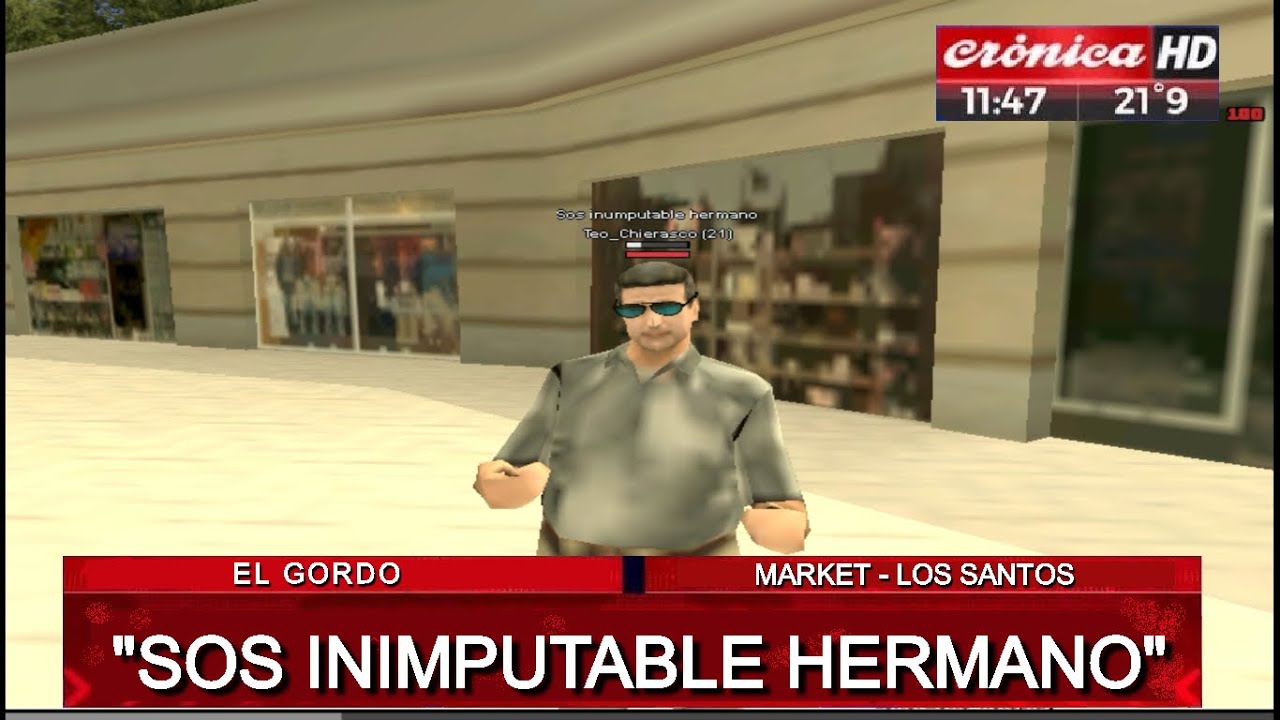 "SOS INIMPUTABLE HERMANO" - Version GTA - YouTube