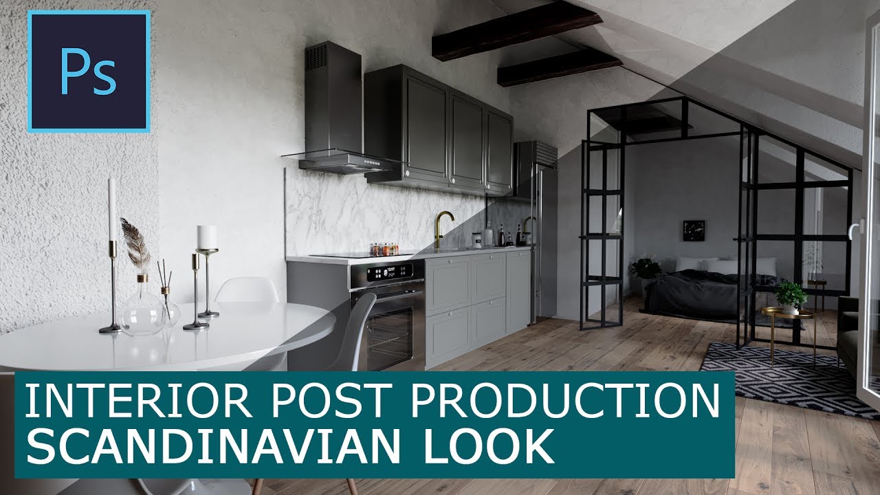 Scandinavian interior Post Production | Postproduction Tutorials for ...