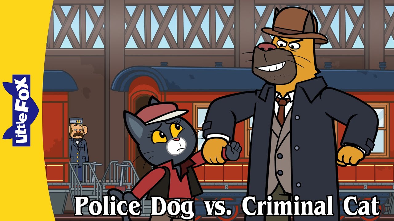 The Police Dog and the Criminal Cat | The Wild West Adventure | Little ...