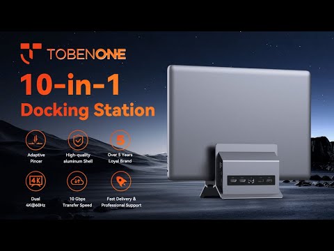 Now on Kickstarter: TobenONE: 10-in-1 Adaptive Vertical USB C Docking ...