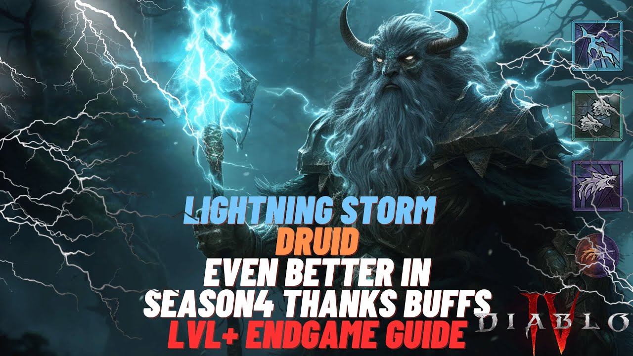 Lightning Storm DRUID - AMAZING Starter Build! | Diablo 4 Season4 Level ...