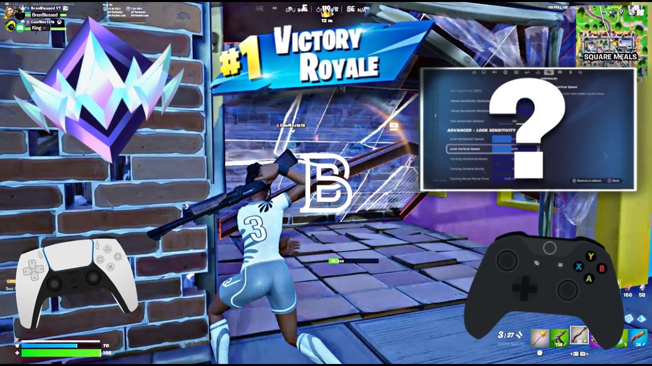 *KING* OF CONTROLLER! 👑 + *NEW* BEST Controller Settings For Fortnite ...