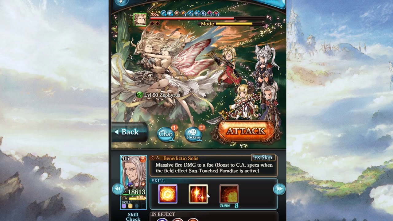 GBF - Fraux & Alanaan vs Zephyrus - YouTube