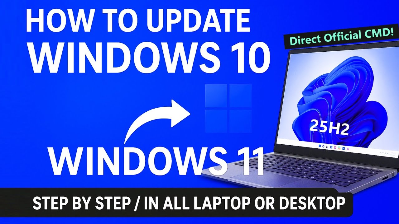 How to Update Windows 10 to 11 (Step by Step / In All Laptop or Desktop ...