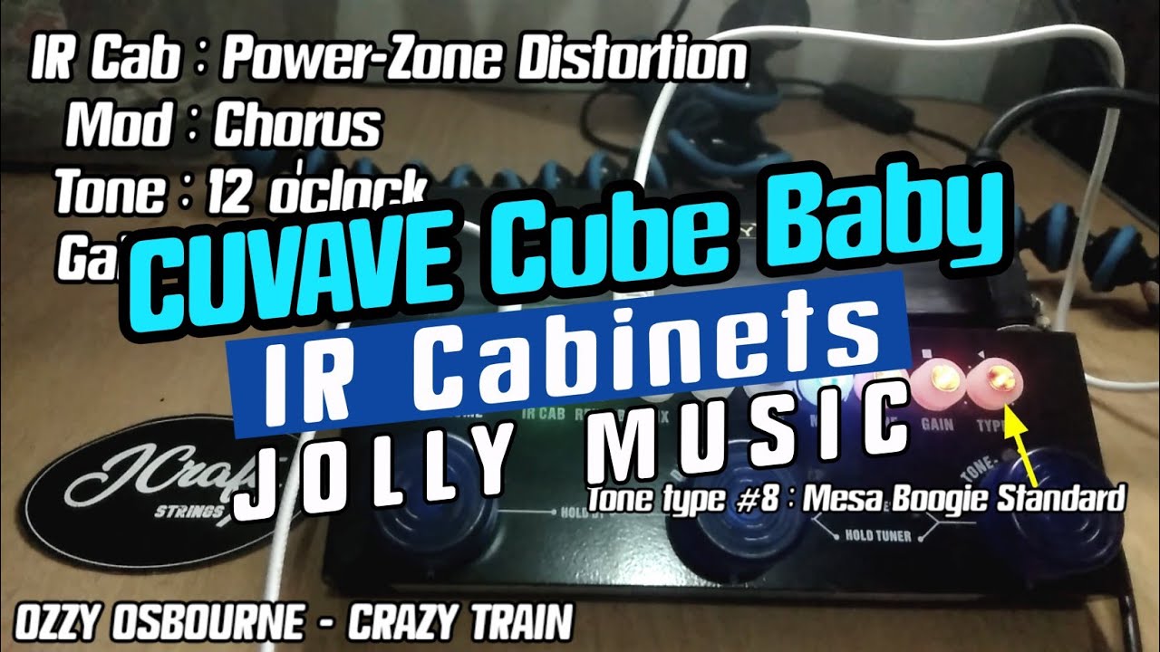 CUVAVE Cube Baby IR Cabinet DEMO with Mesa Boogie Tone type - YouTube
