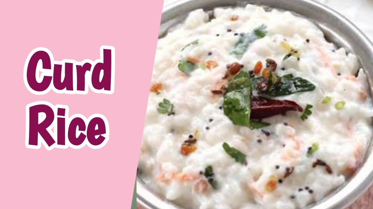 CURD RICE !!! Thayir Sadam Recipe Prepared by My MOMMY / Home food ...