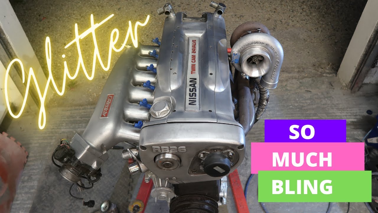 RB25 block painted - HOLO OVERLOAD - YouTube