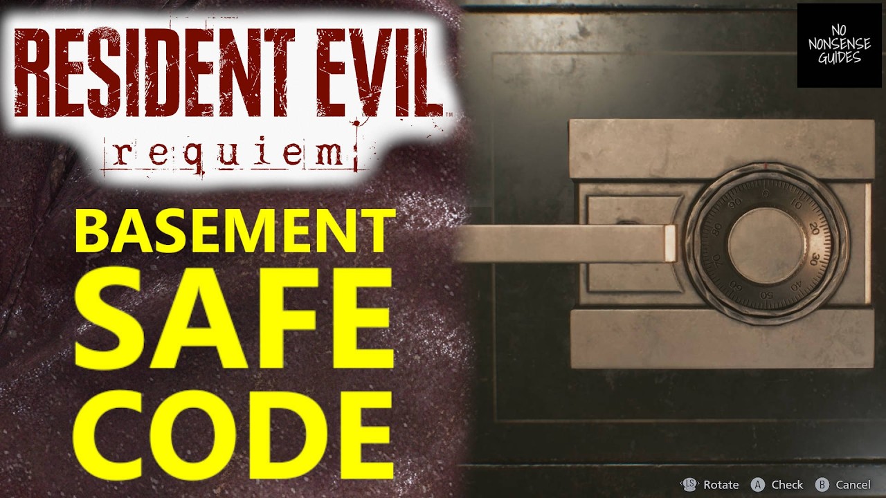 Resident Evil Requiem Basement Safe Combination - RE9 Basement Safe ...