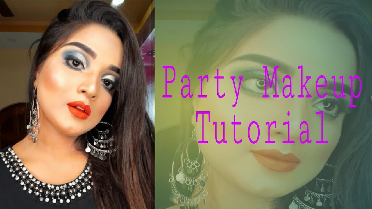 Party Makeup Tutorial| Step By Step Makeup Tutorial|Scary Crisp's ...