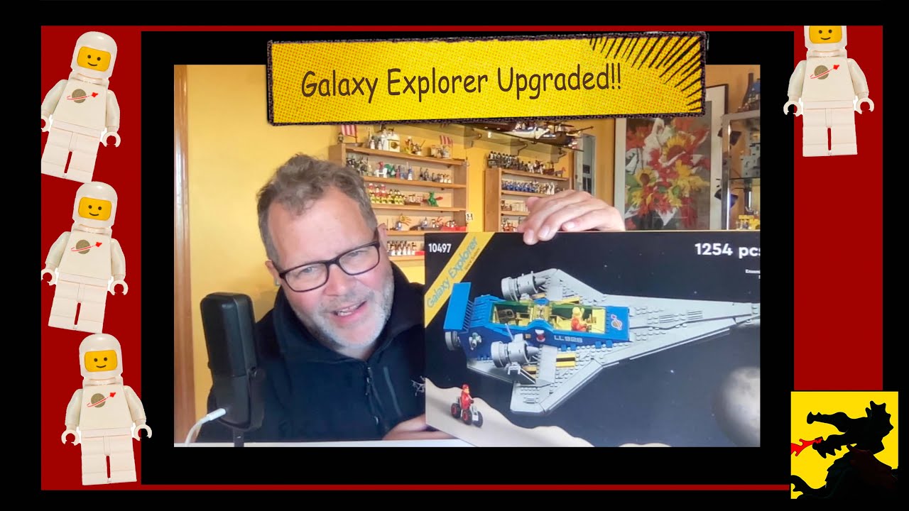 Lego Classic Space 10497 - "Galaxy Explorer" reimagined 928 set - YouTube