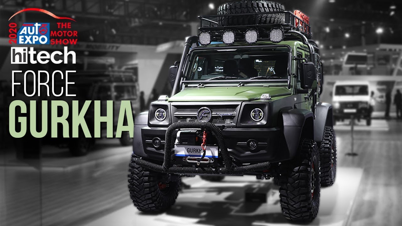Force Gurkha Extreme Customisation Hindi Overview | Auto Expo 2020 ...