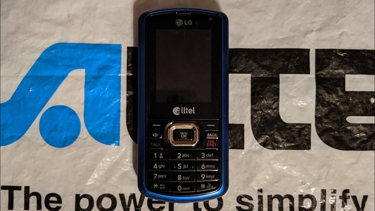 Alltel Wireless LG Banter (AX265) - YouTube