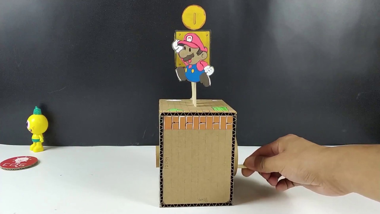 How to make Super Mario Bros game with cardboard - YouTube