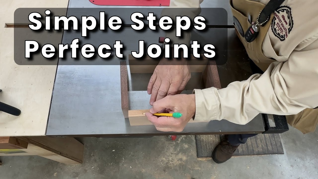 How to Layout and Cut Perfect Box Joints - YouTube