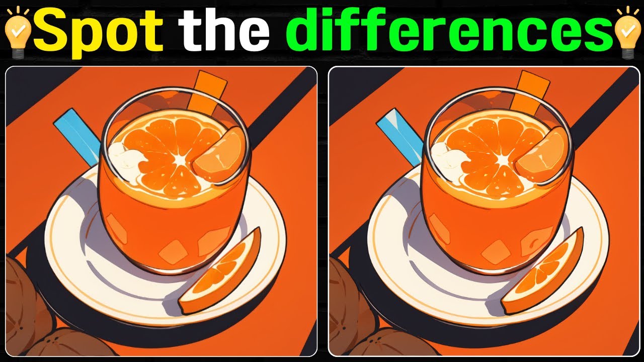 【Spot the differences】 IQ 120 or Higher People can find the differences ...